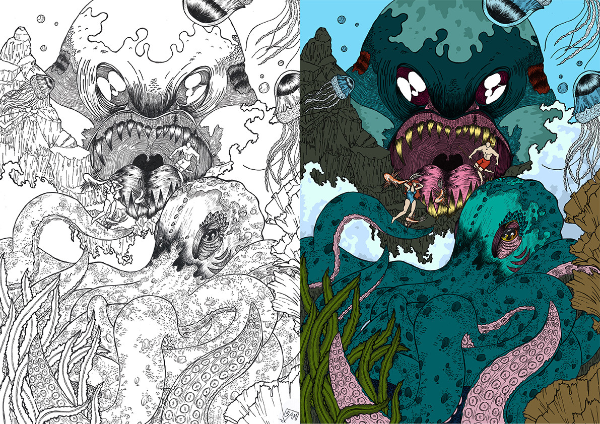Sarah Morgado - Illustration - School project