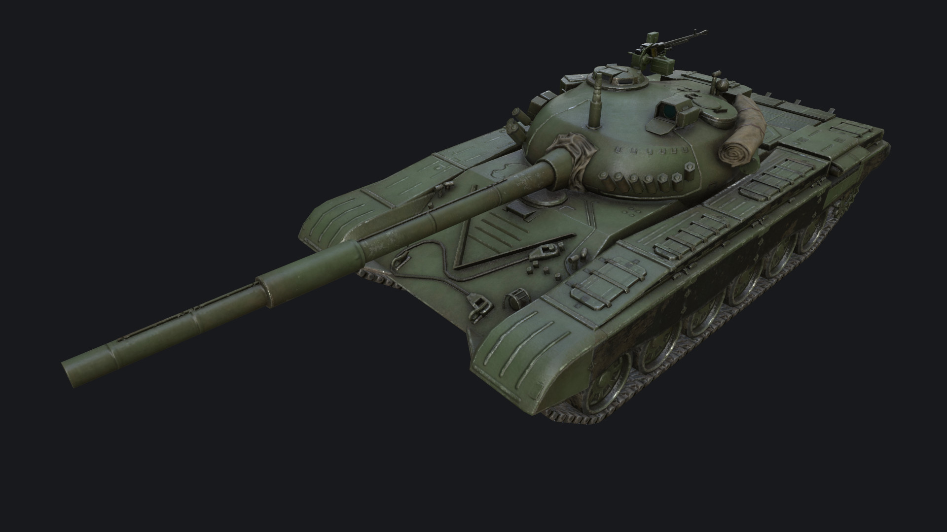 Maksym Tkachenko - M-84 LowPoly Tank