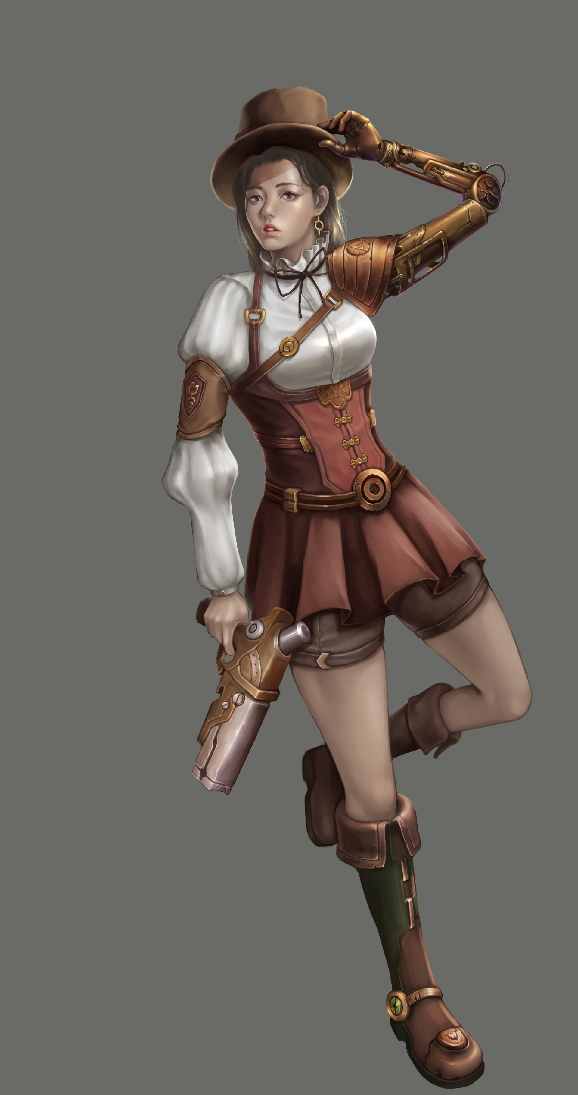 ArtStation - steampunk girl