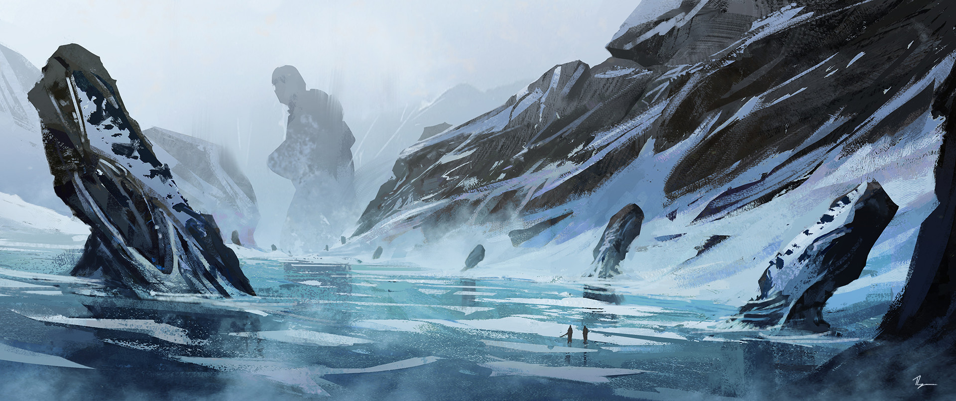 ArtStation - In the footsteps of giants