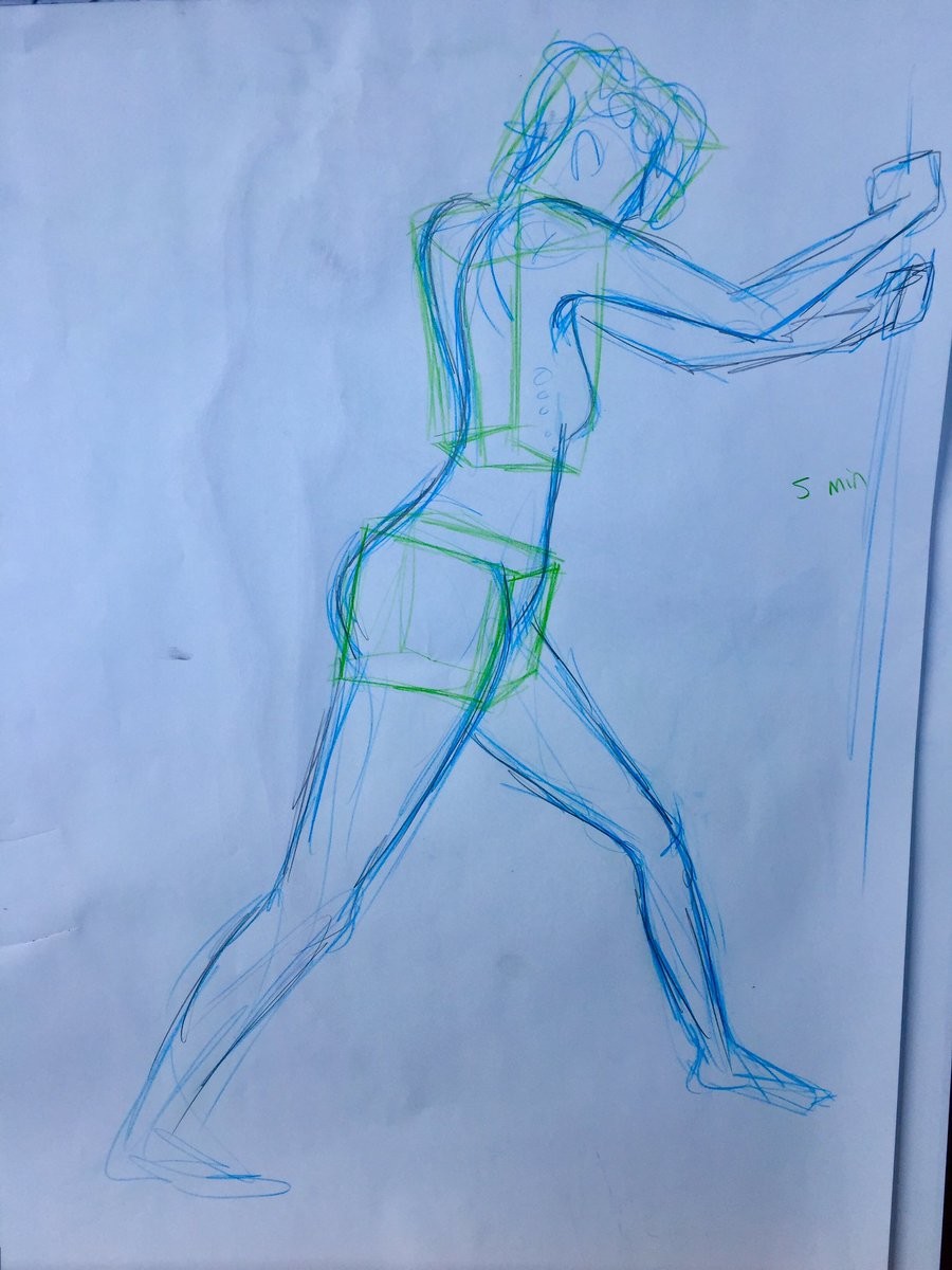 Addison Johnston - Life Drawing