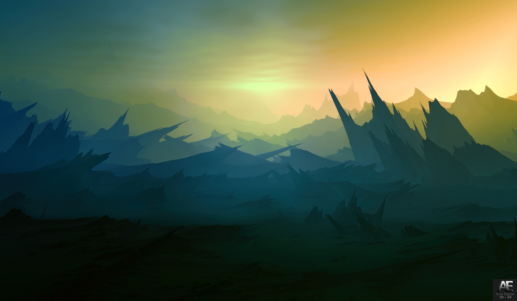 ArtStation - Peaks world