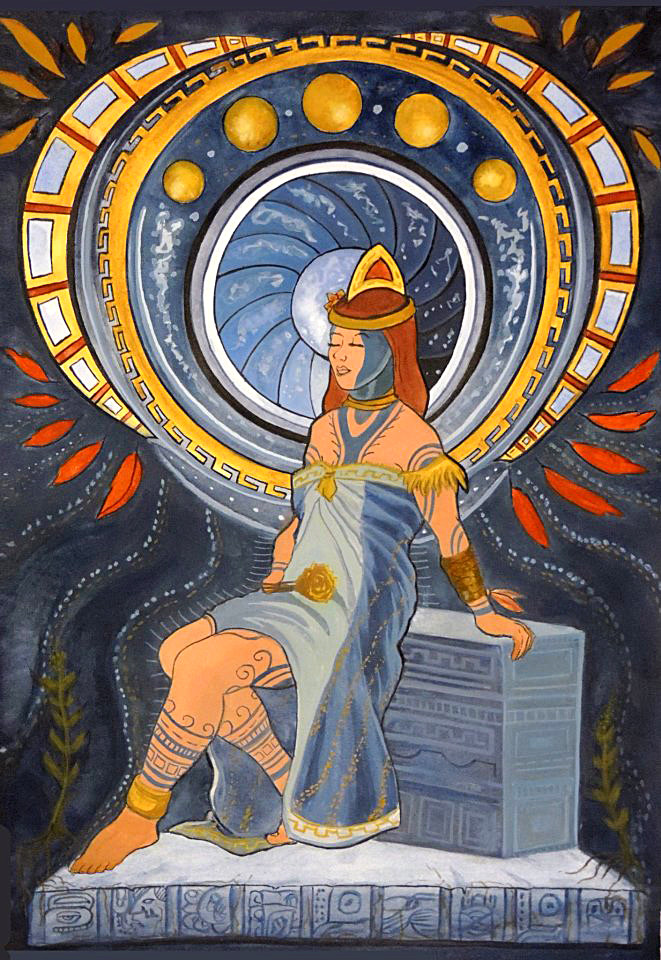 ArtStation - Mayan Priestess