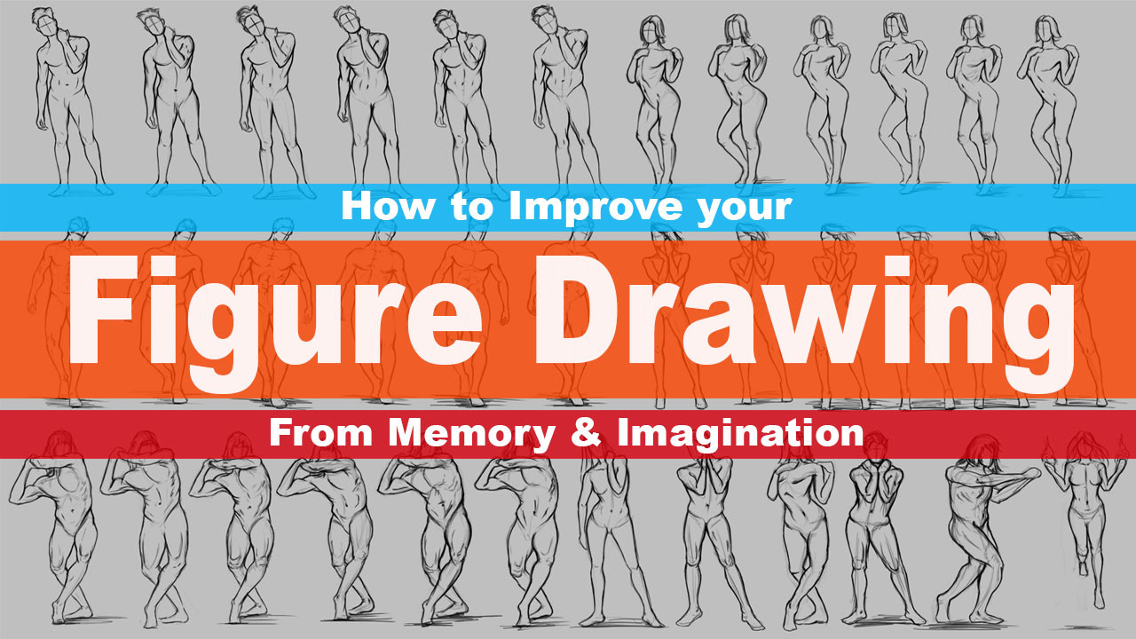 how to draw the figure from the imagination   part 2