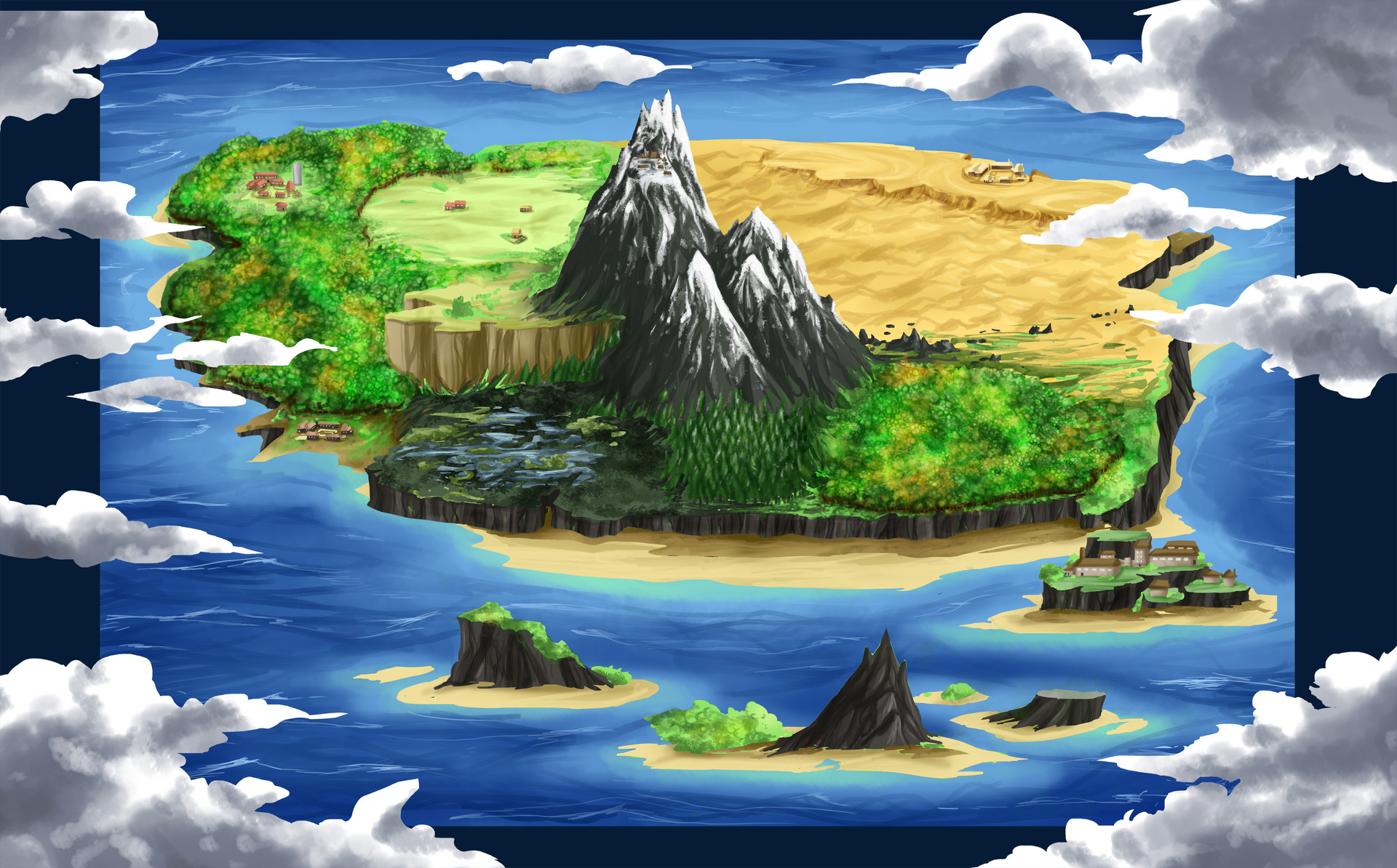 ArtStation - The legend of Gaia - Videogame concept art, MCAshe