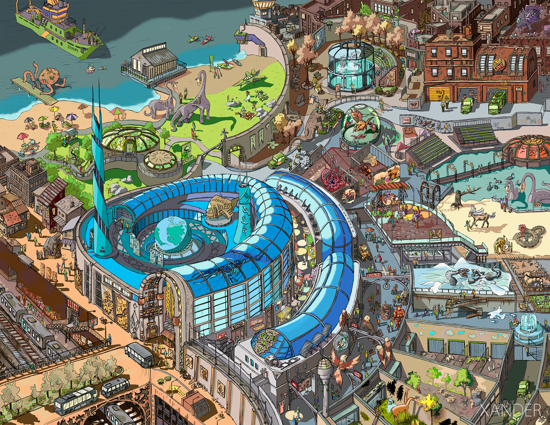 ArtStation - Alien Zoo