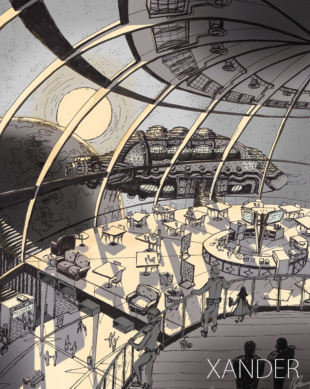 ArtStation - Now Boarding Cruiser Z97