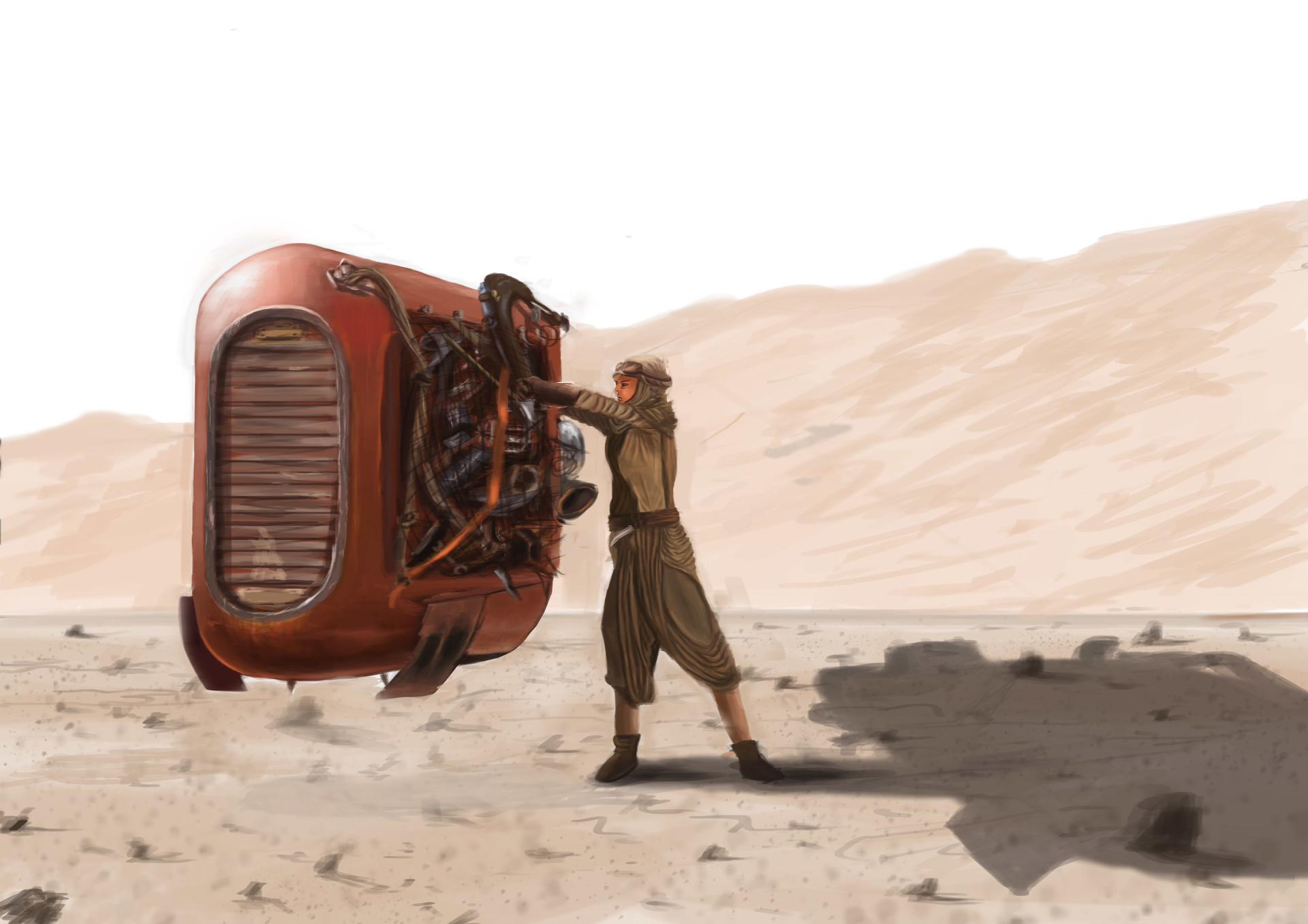 ArtStation - REY (STAR WARS)