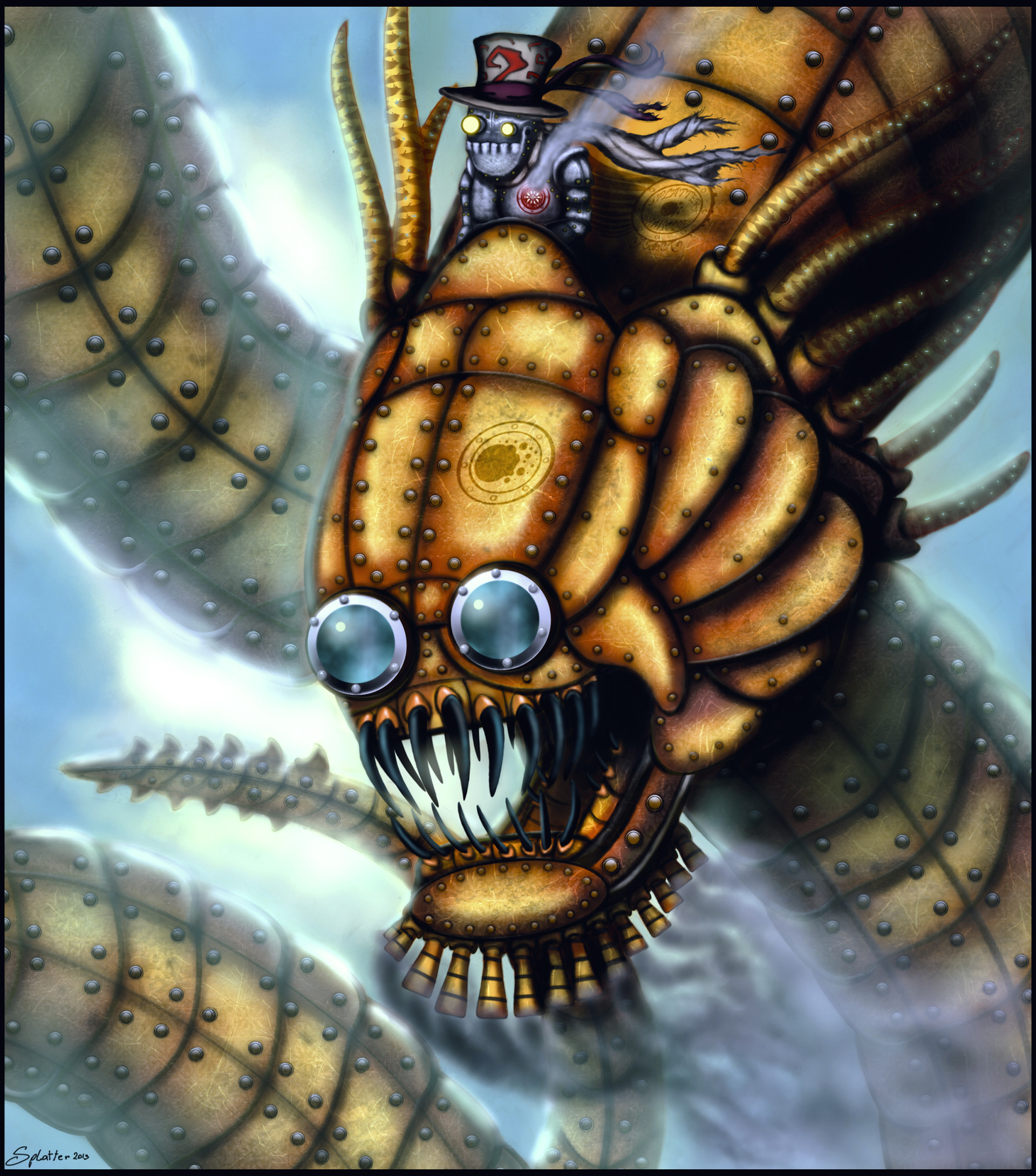 ArtStation - Steam Punk Dragon
