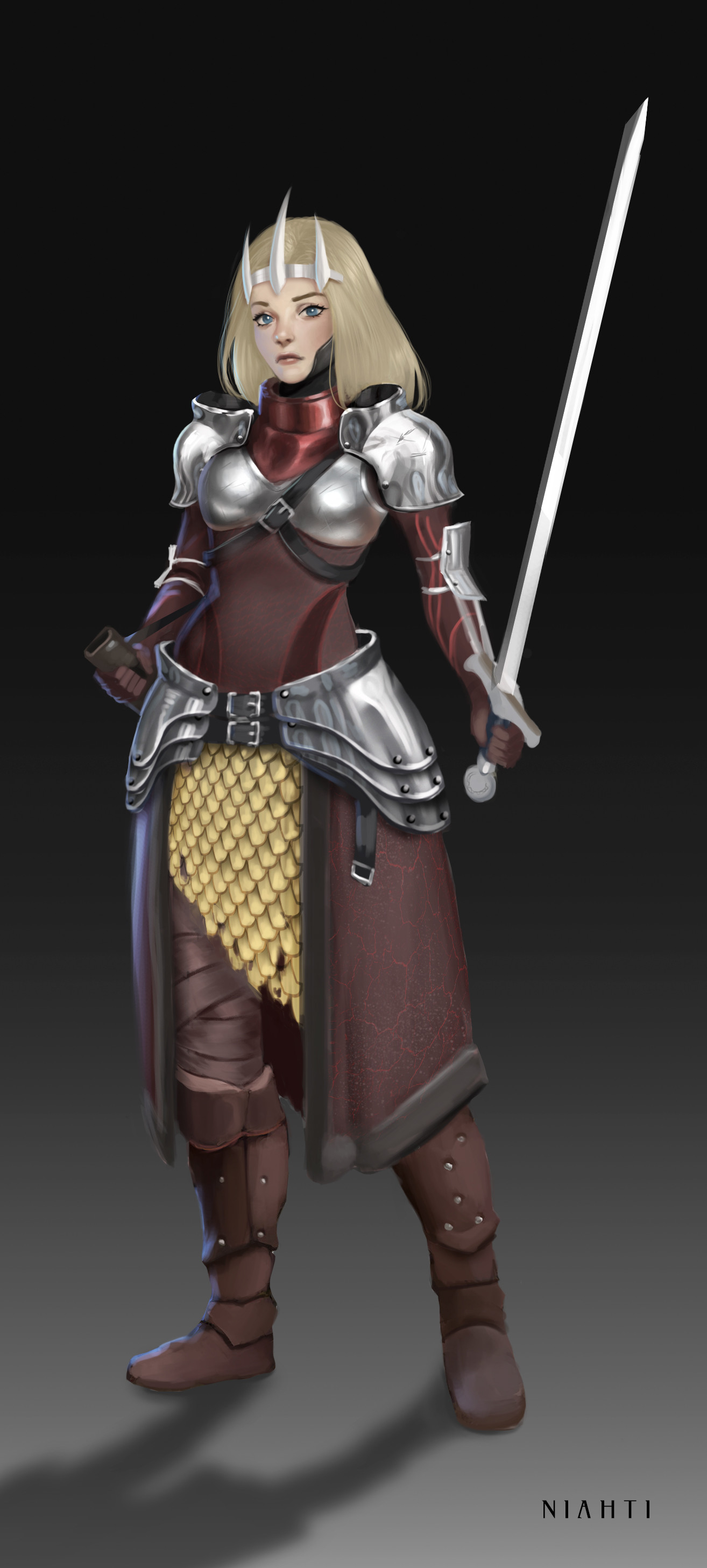 ArtStation - King Arthur Female Version