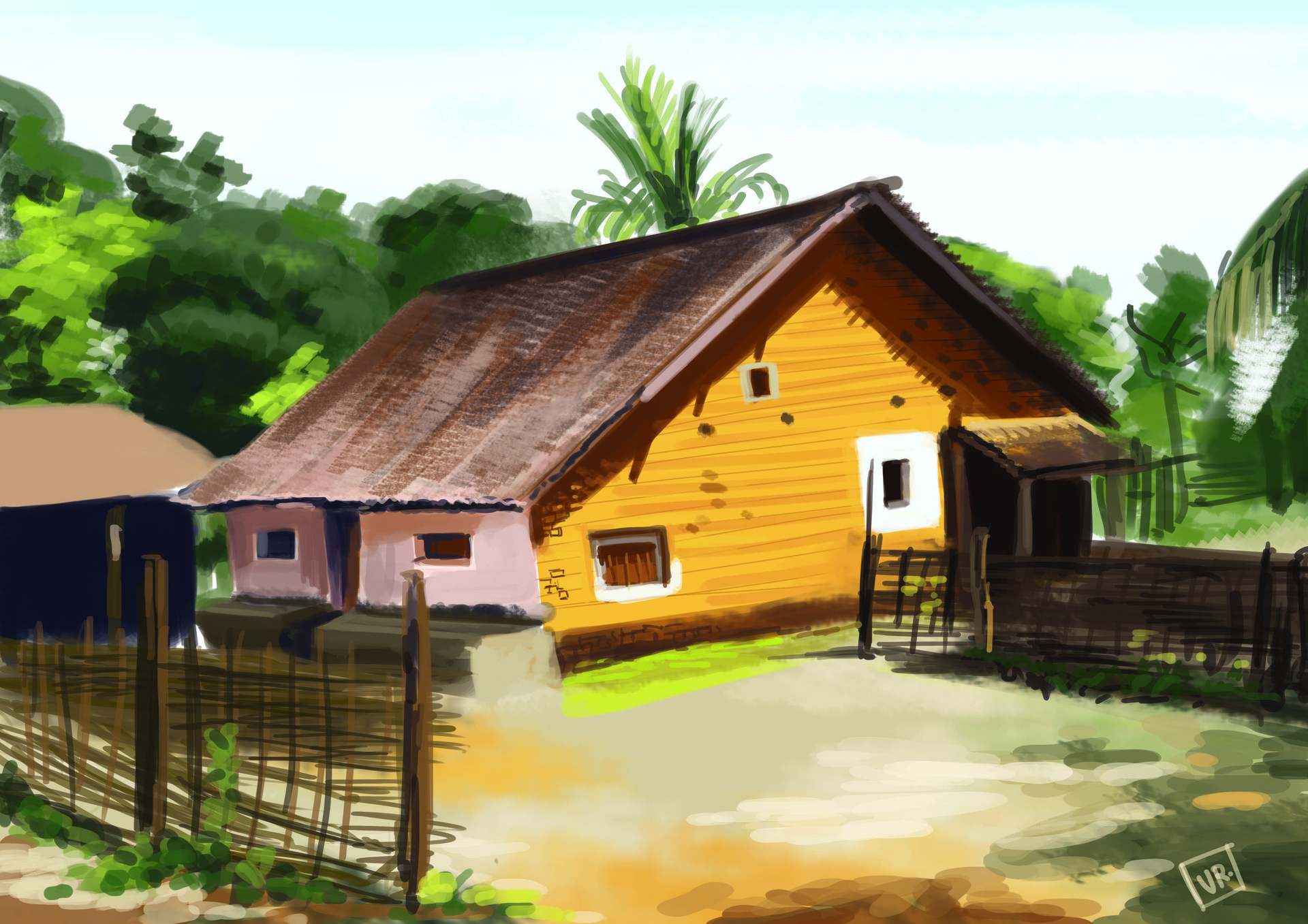 ArtStation - Village house