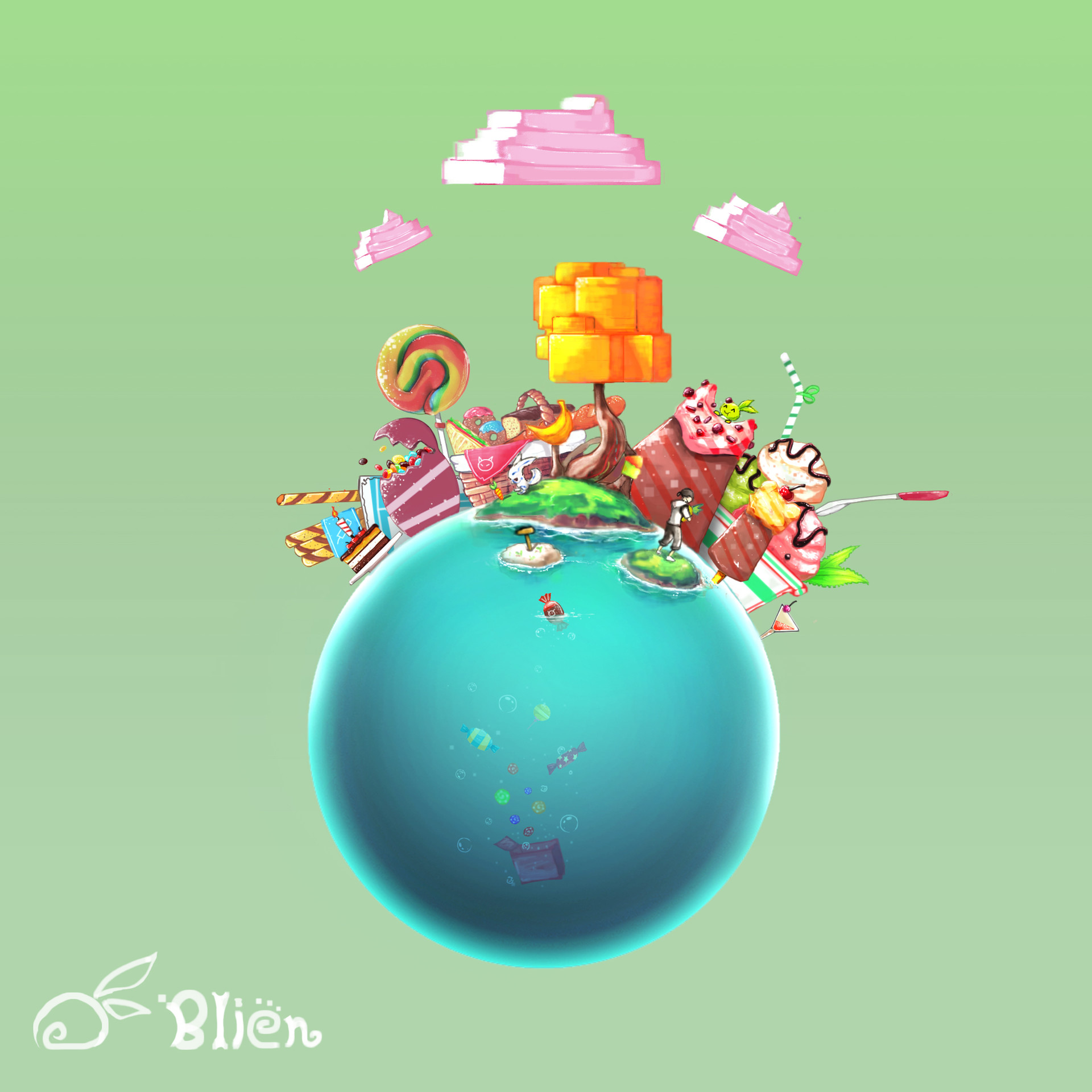 ArtStation - Food planet