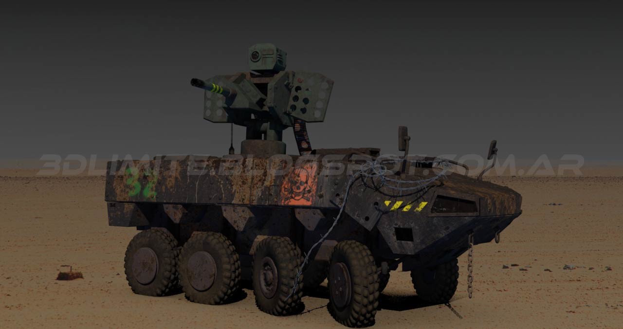 ArtStation - PATRIA ARMORED WITH PLASMA GUN!