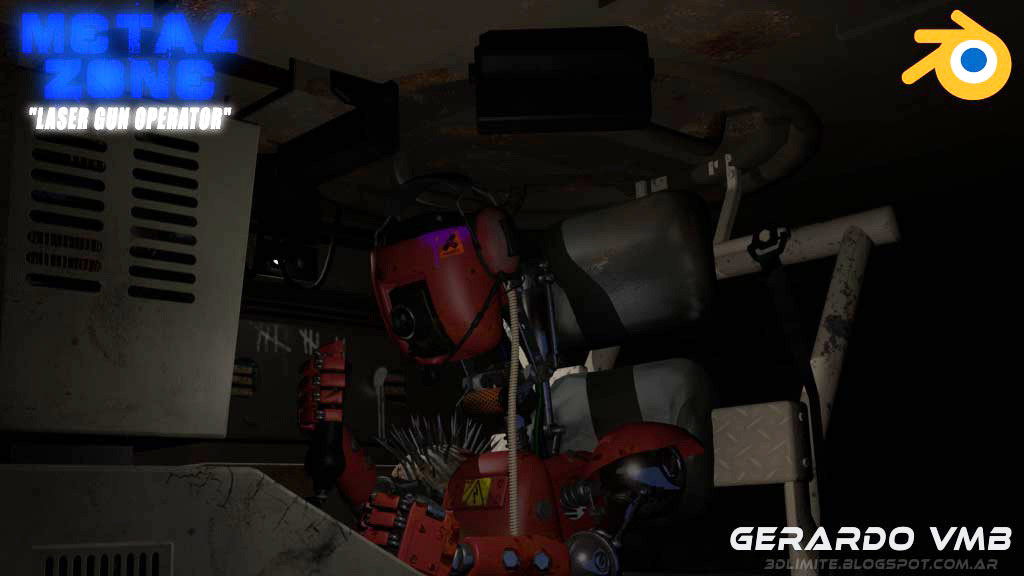 ArtStation - LASER GUN OPERATOR!