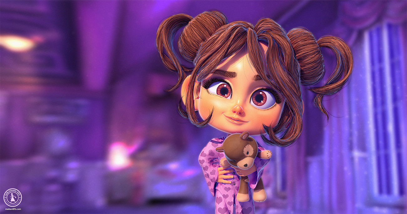 Meike Schneider - 3D CHARACTER LITTLE MARY (2016)