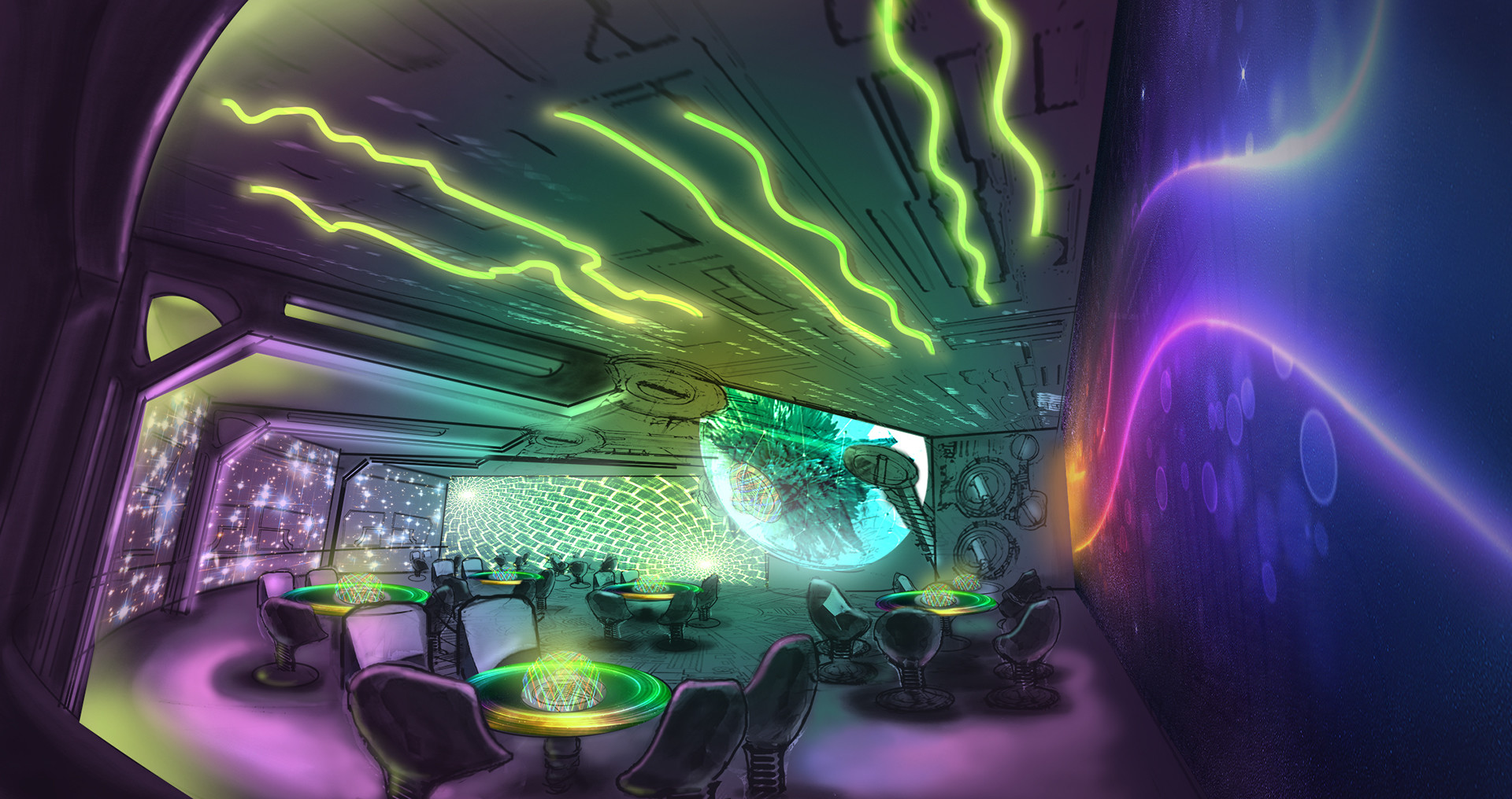 ArtStation - Concept Designs for an Alien Themed Hotel