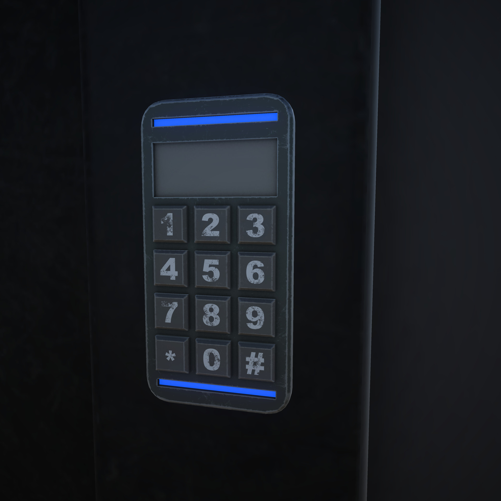 ArtStation - Security Keypad. Unity game asset.