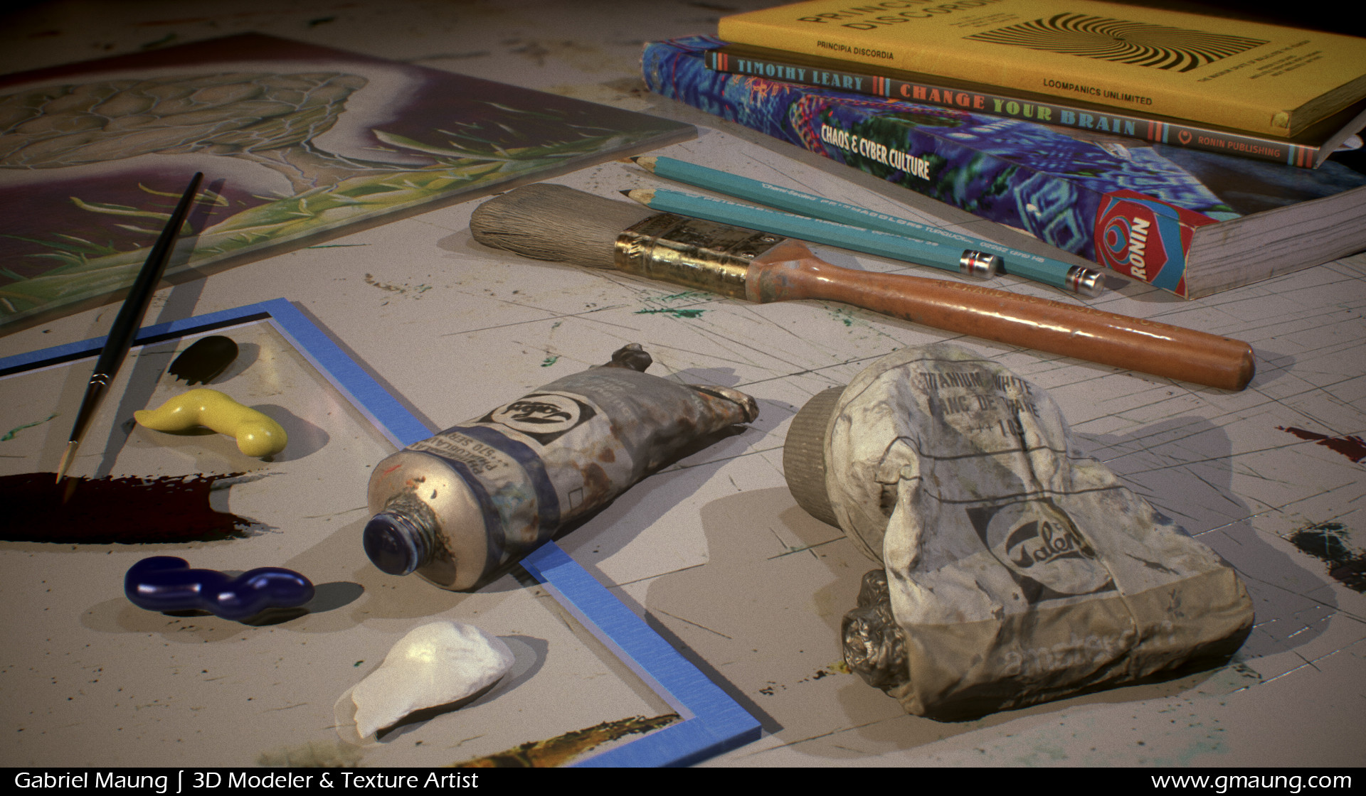 ArtStation - Painting Props