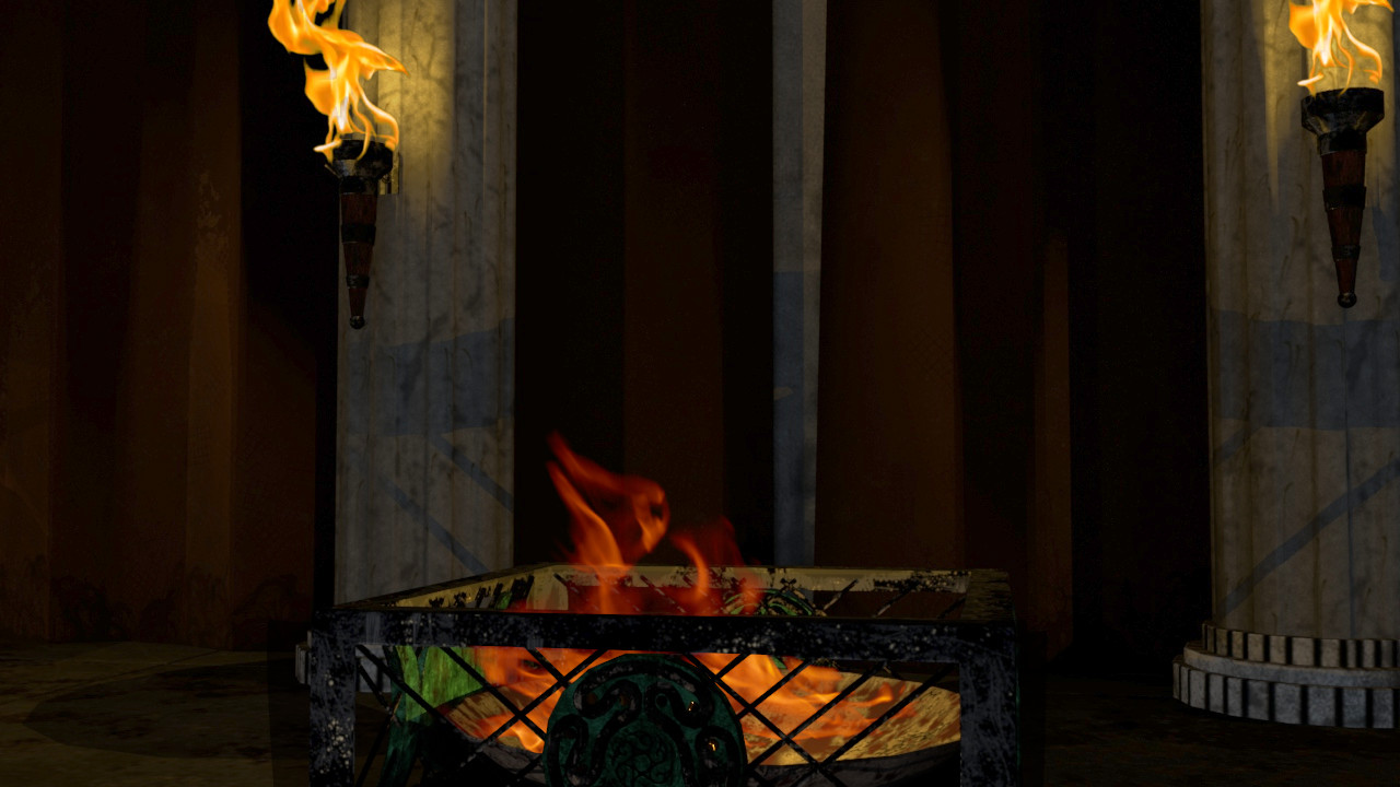 ArtStation - Compositing Interior Temple