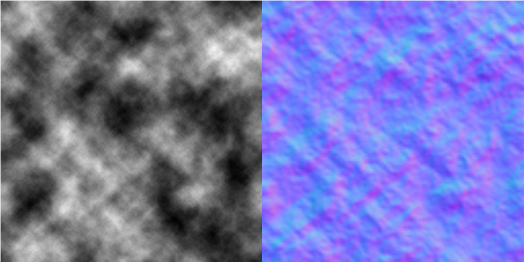 Gabriel Xavier - Normal map studies: displacement map