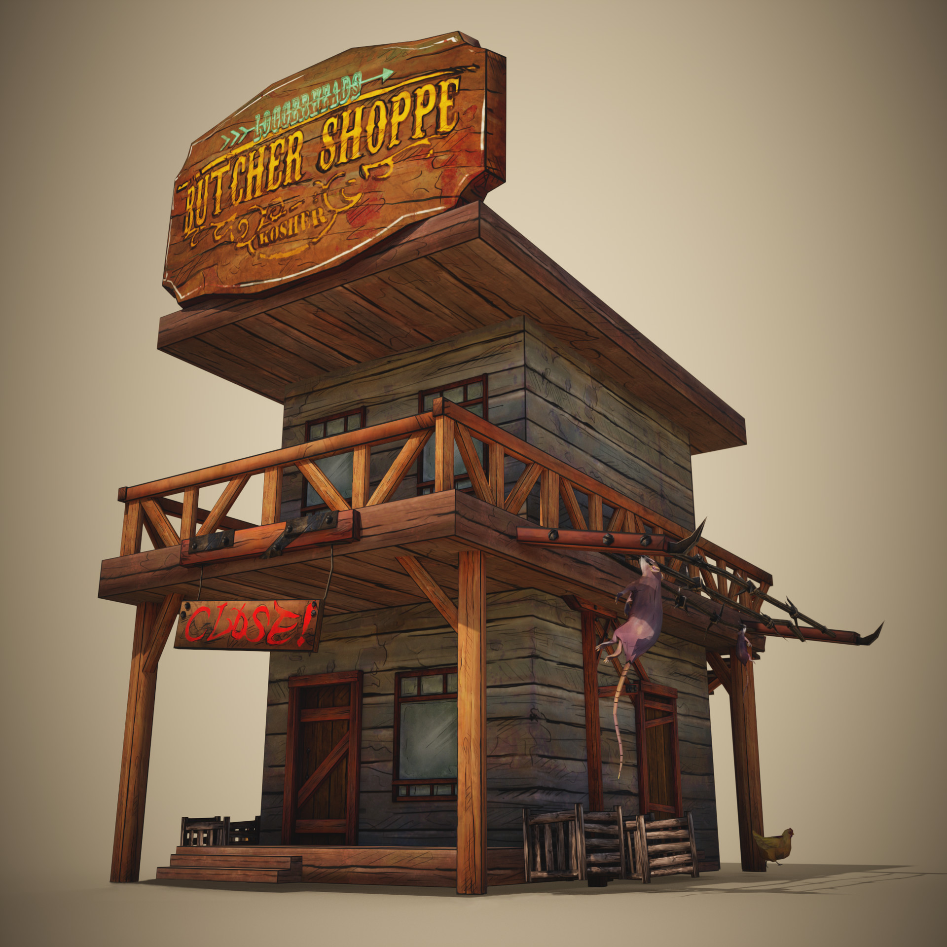 ArtStation - Western House