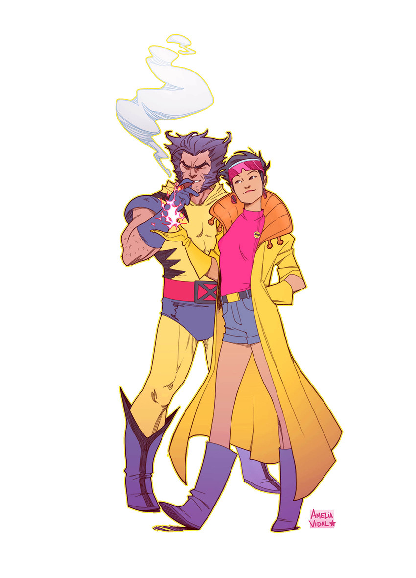 ArtStation - Wolverine & Jubilee