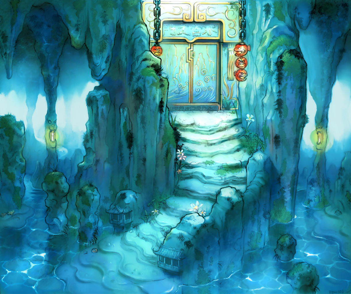 ArtStation - water door