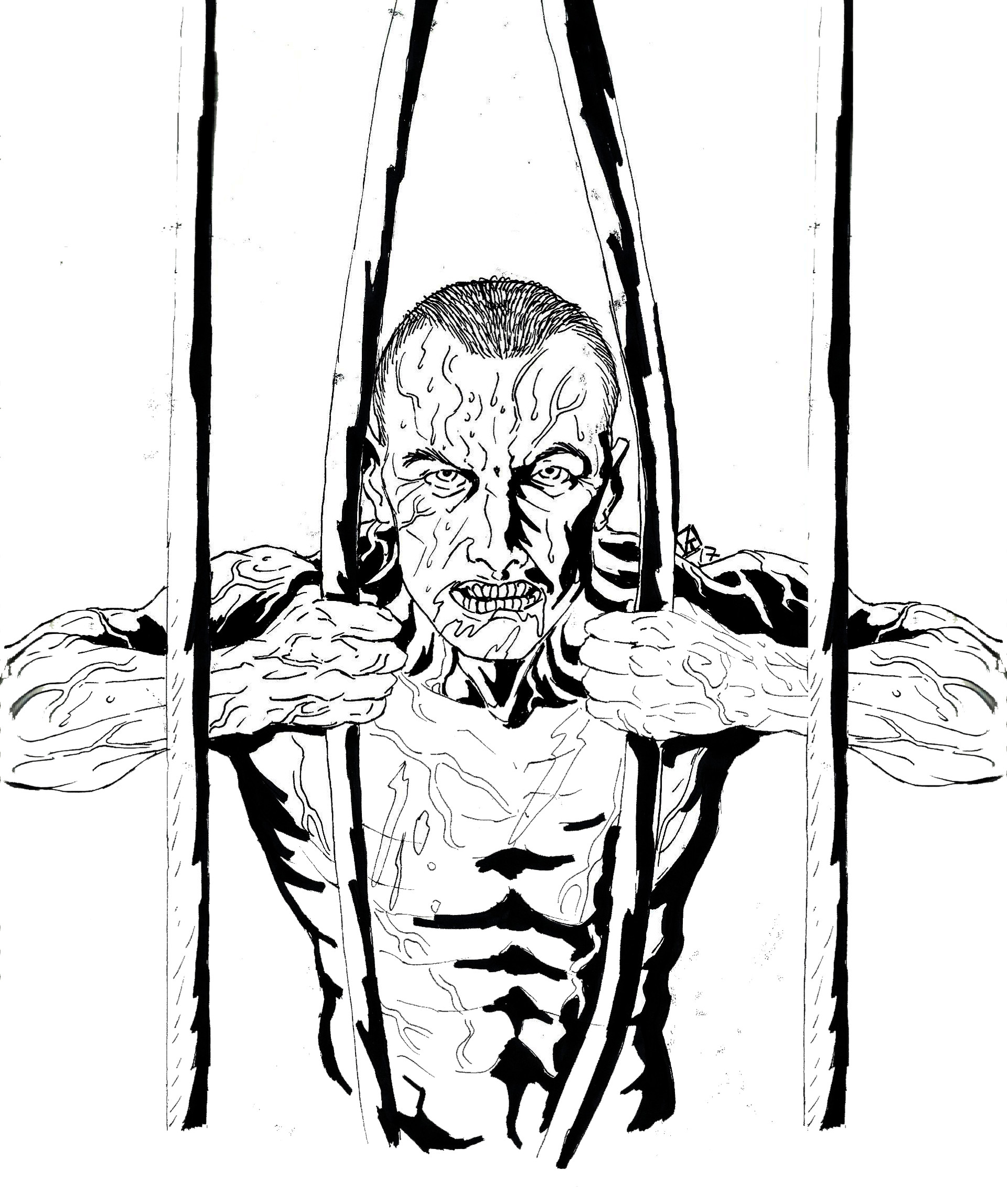 Rafael Danesin - Split Fan Made Poster by Rafael Danesin