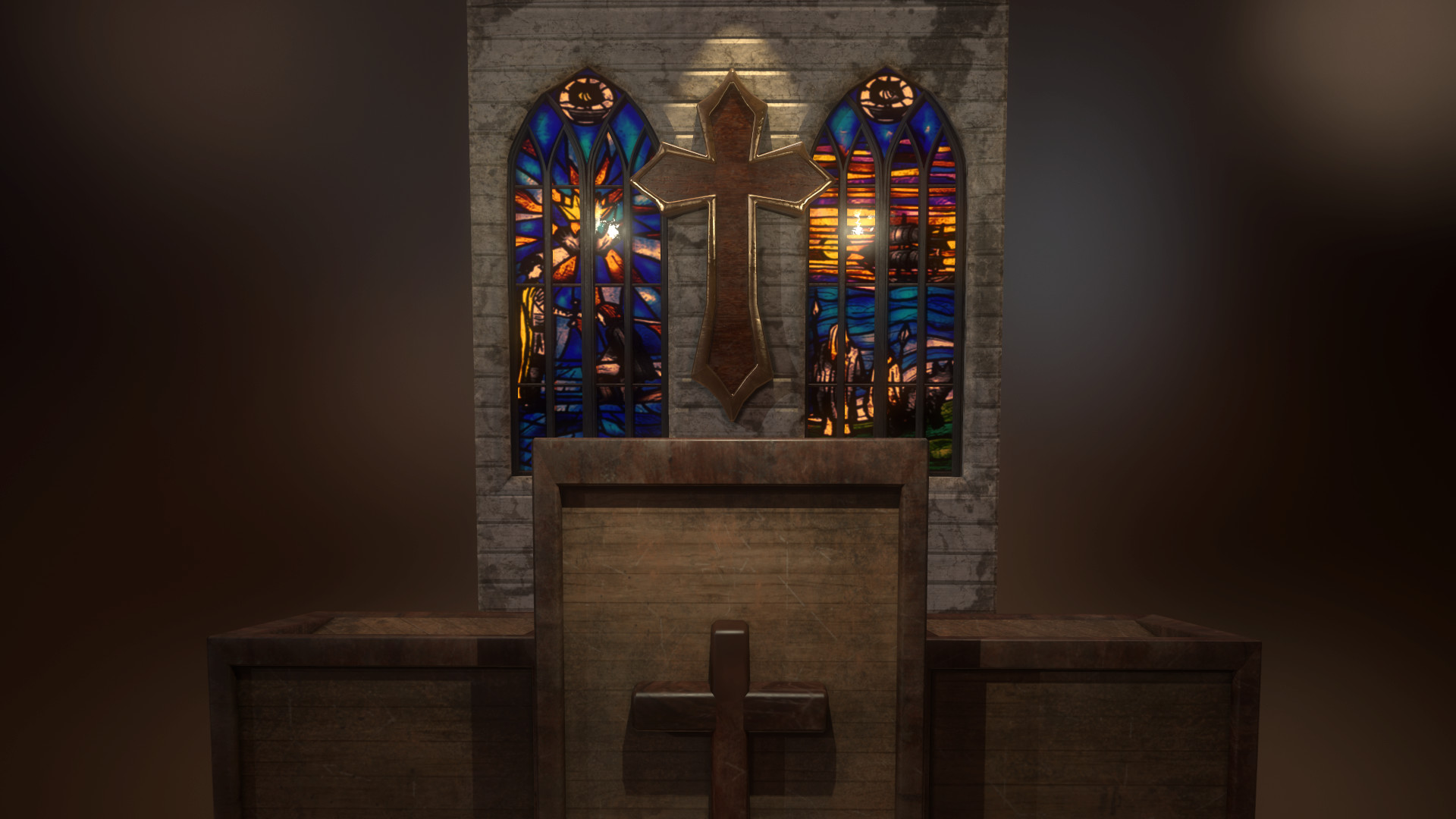 ArtStation - Church Stained Glass