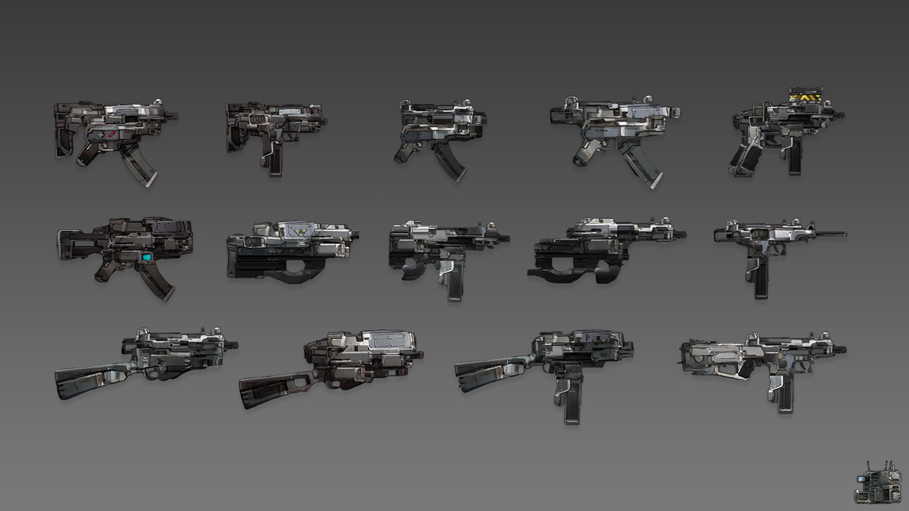 Thomas Scholes - Scifi Prototype - Modular Weapon Process