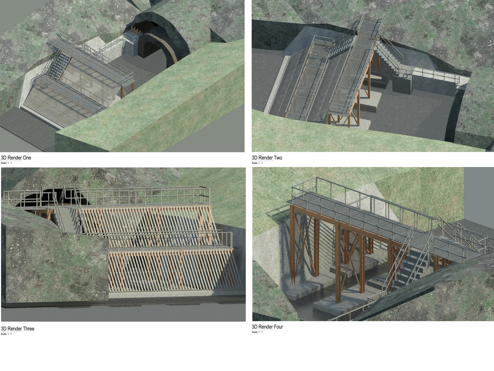ArtStation - Flood Defence Structures