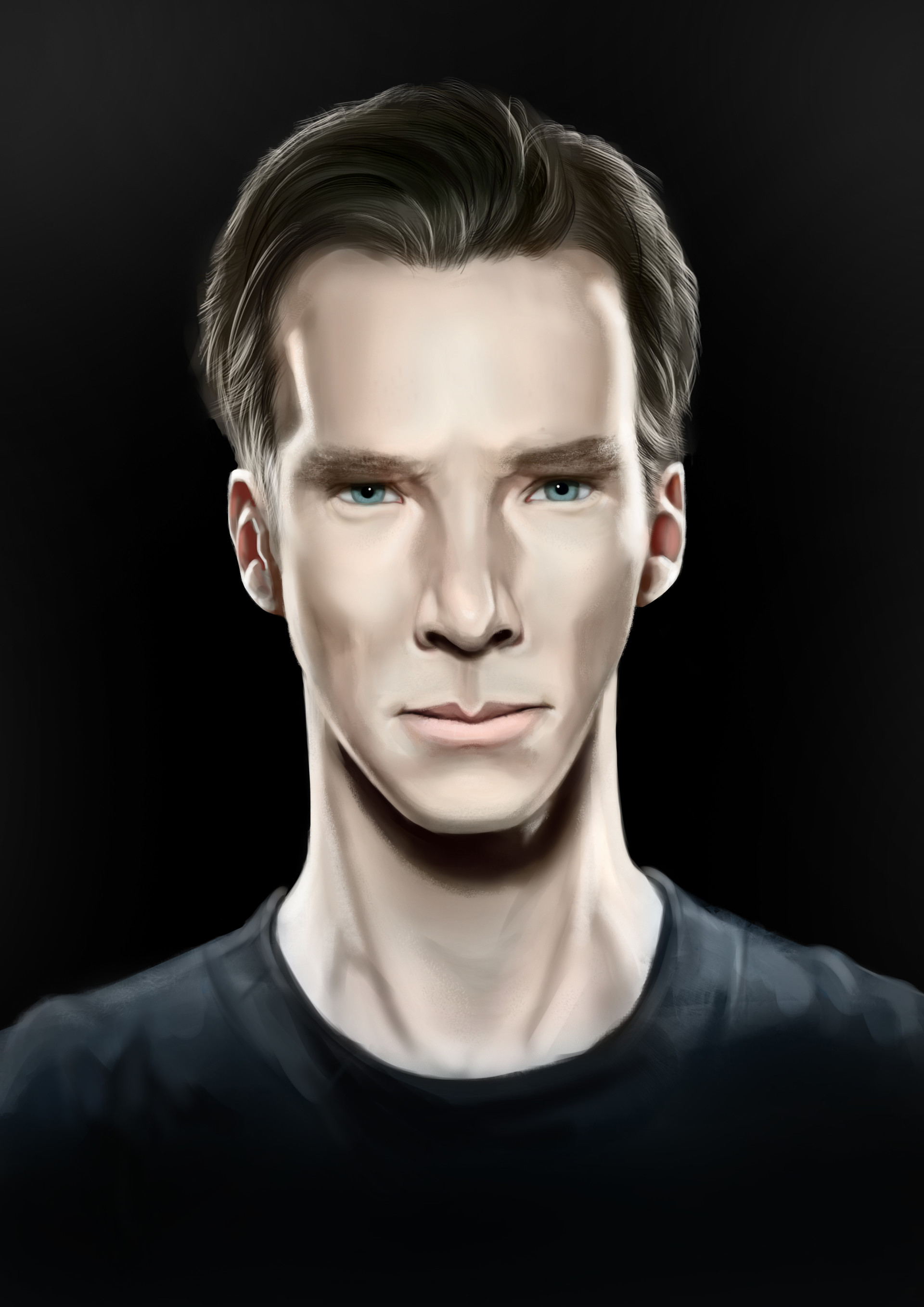 ArtStation - Portrait practice[Benedict Cumberbatch]