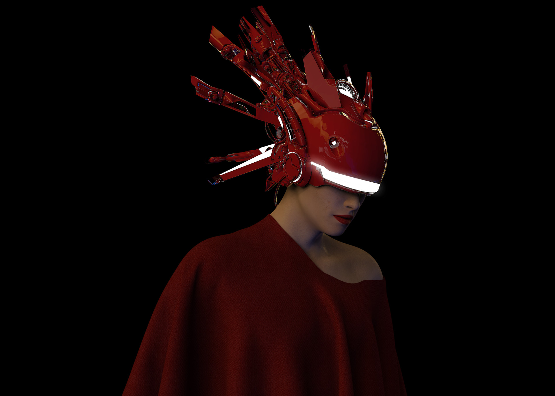 ArtStation - Cyborg Red zuriing