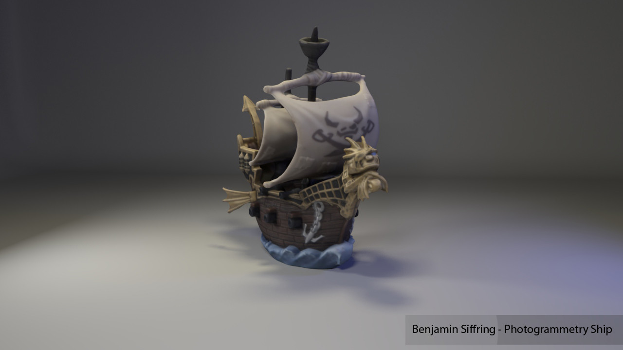 ArtStation - Photogrammetry Project - Skylanders Pirate ship