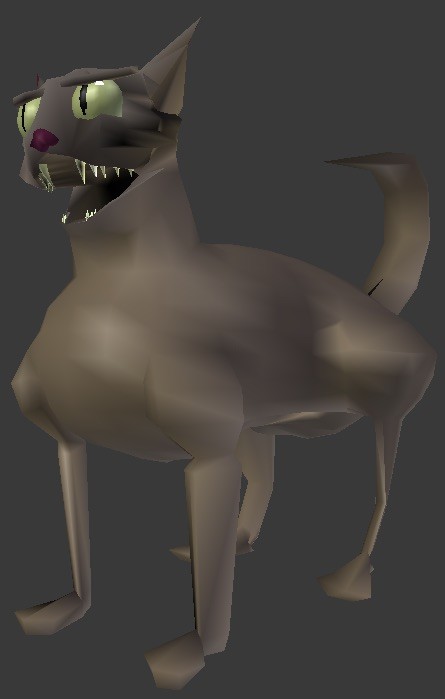 ArtStation - Angry Cat - 3d Model