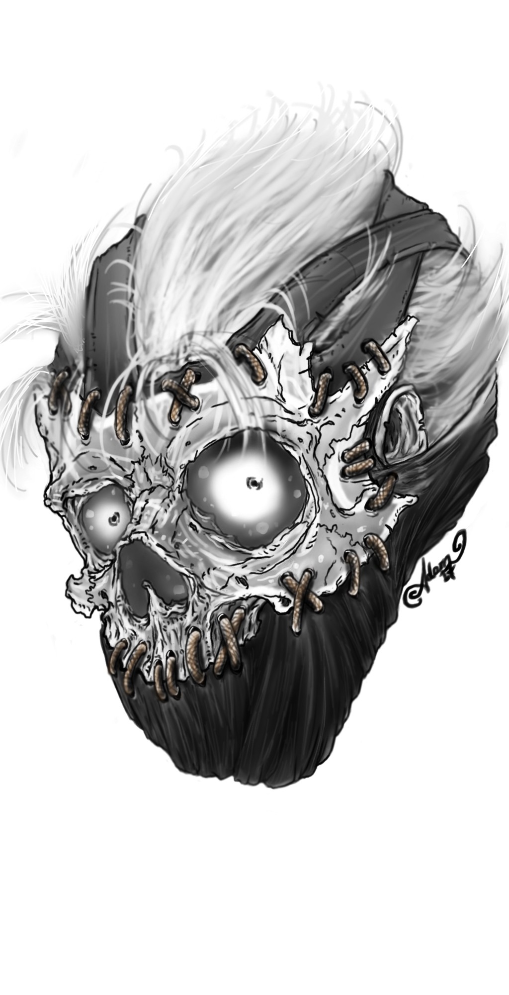 ArtStation - got me in stiches(W.I.P)