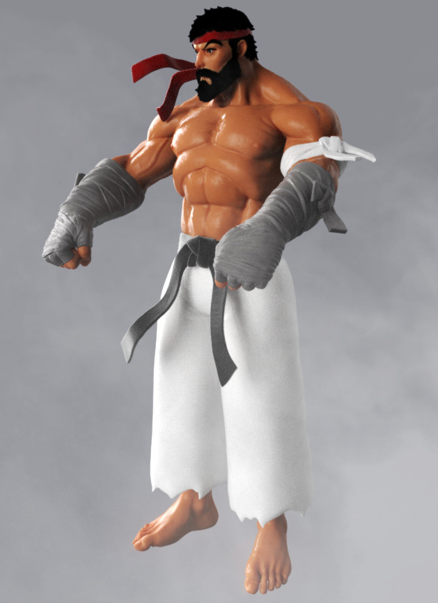 ArtStation - Bearded Ryu