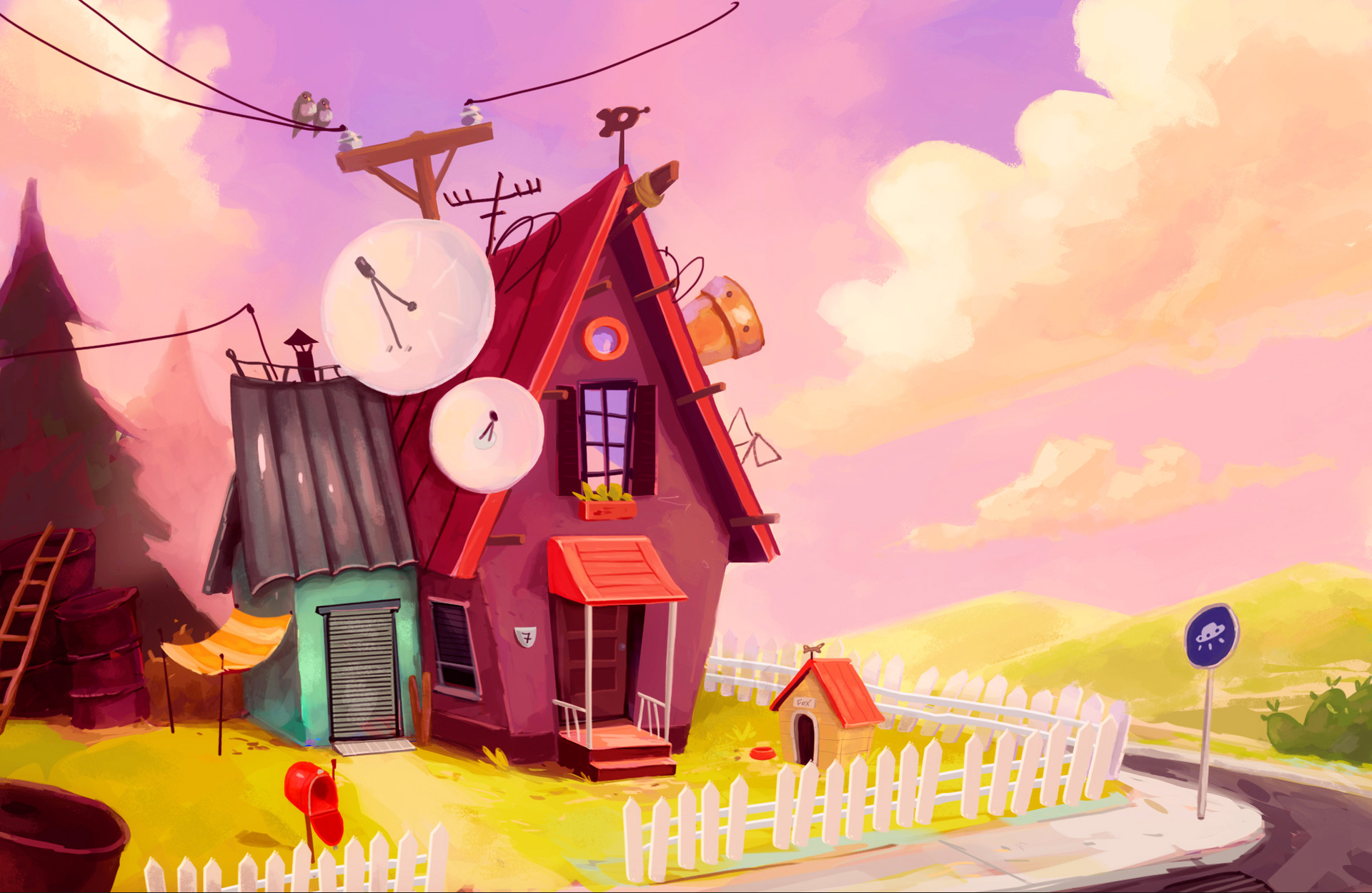 ArtStation - DPC Geek house