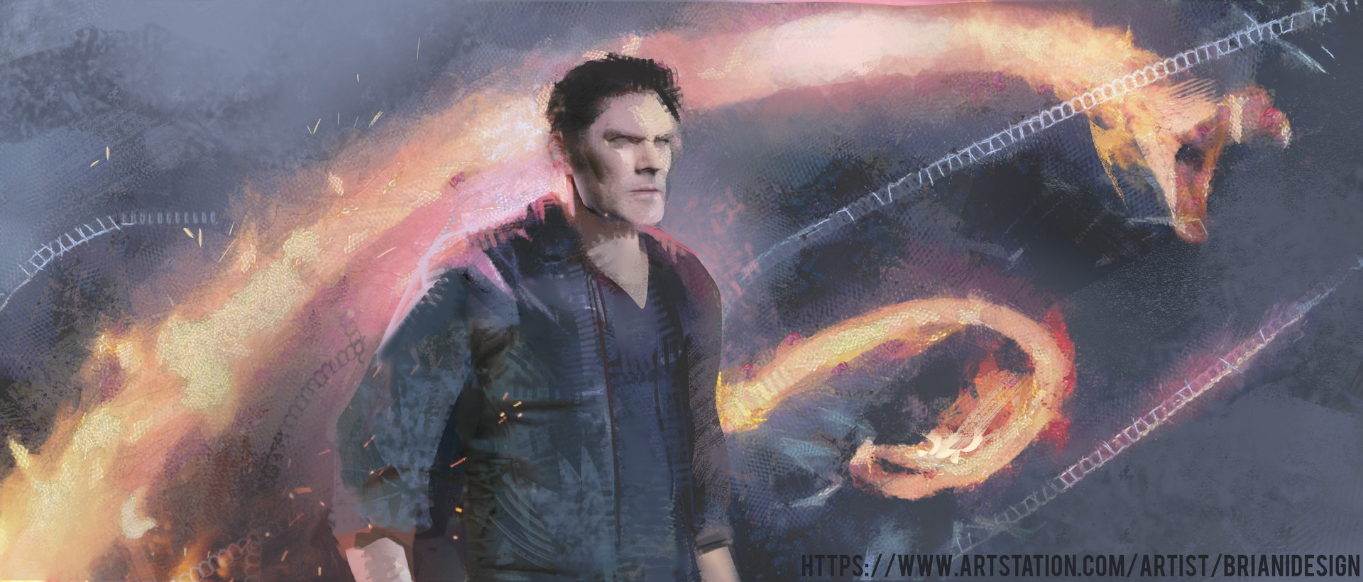 ArtStation - Fire snakes