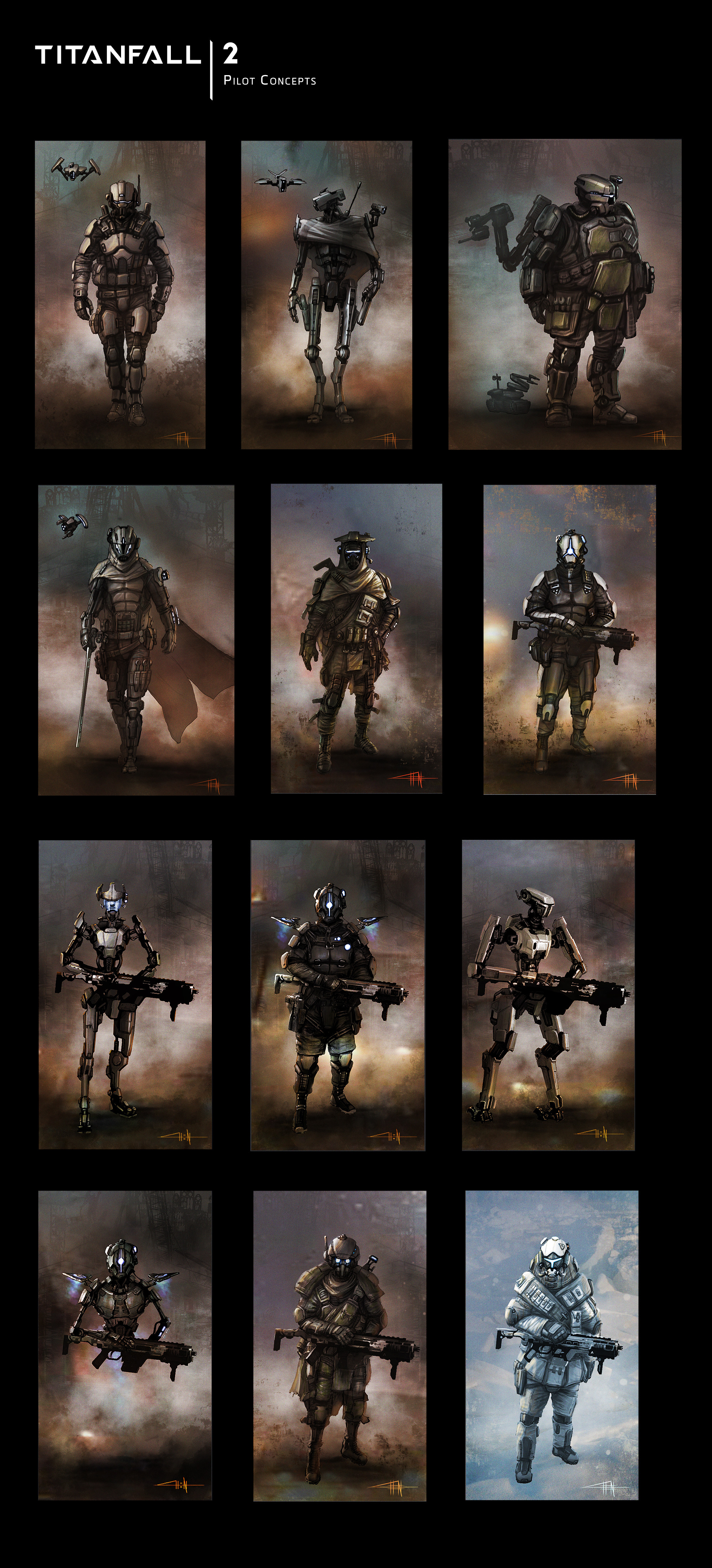 Brad Allen - Titanfall 2 concepts and sketches