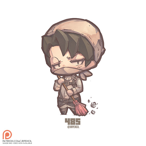 levi chibi cleaning
