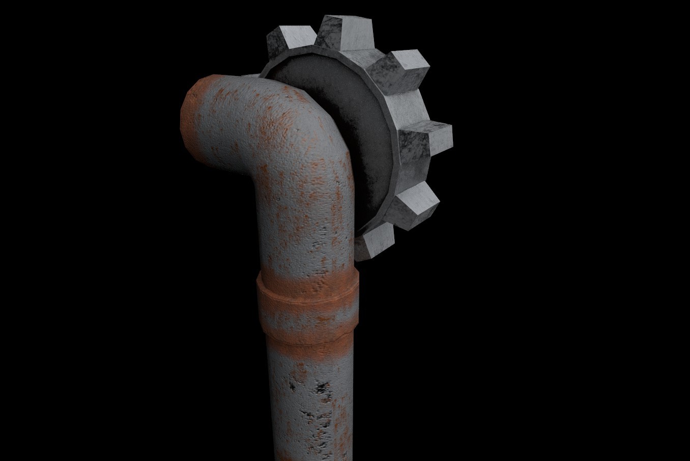 ArtStation - Makeshift pipe Weapon