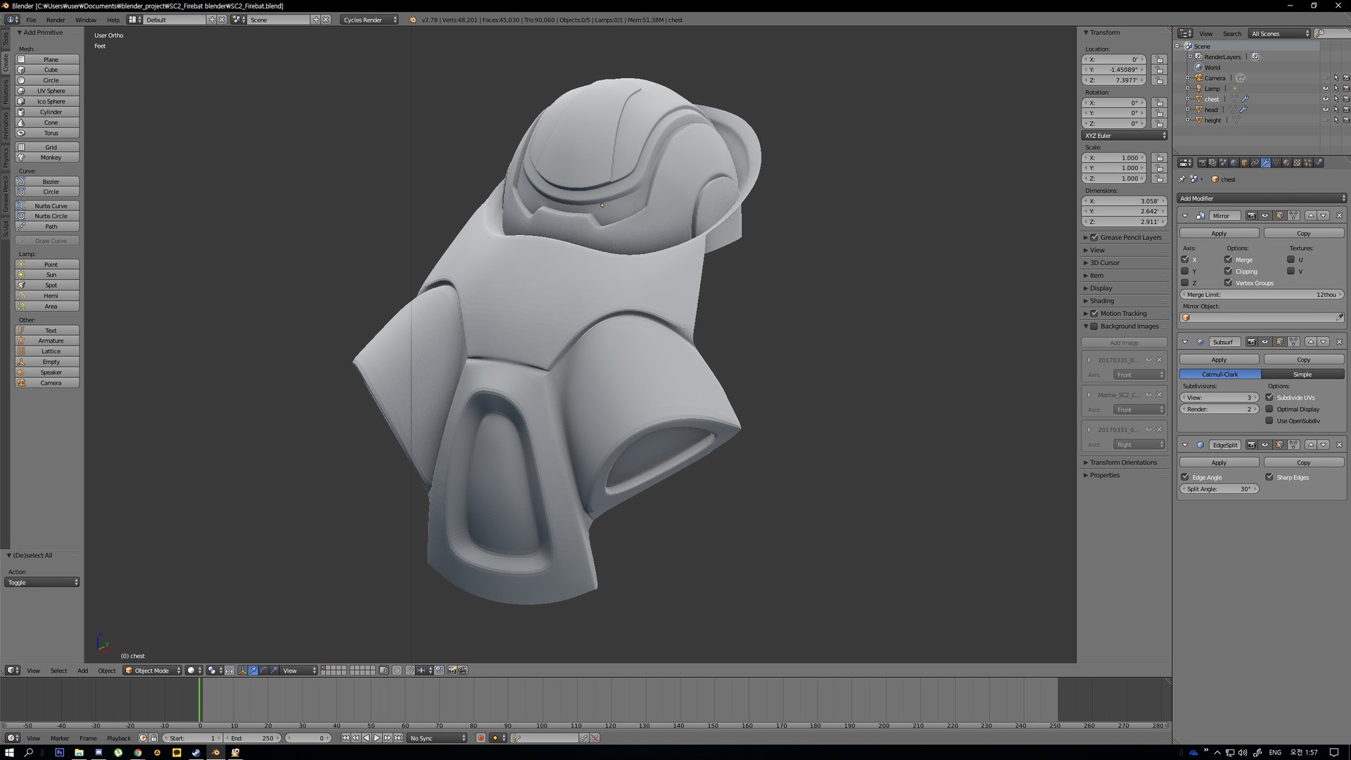Sanghyeon Moon - Starcraft 2 - Firebat 3D model