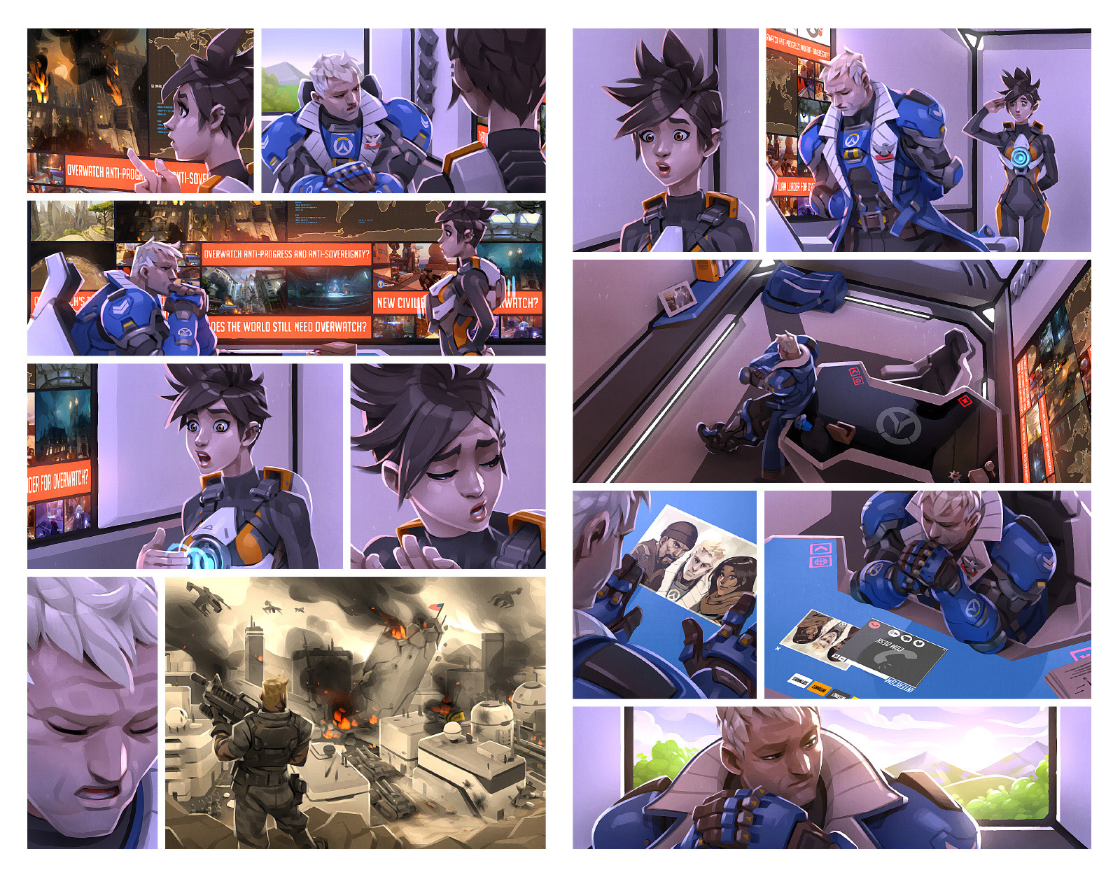 Gray Shuko - Overwatch comic 12 - Uprising