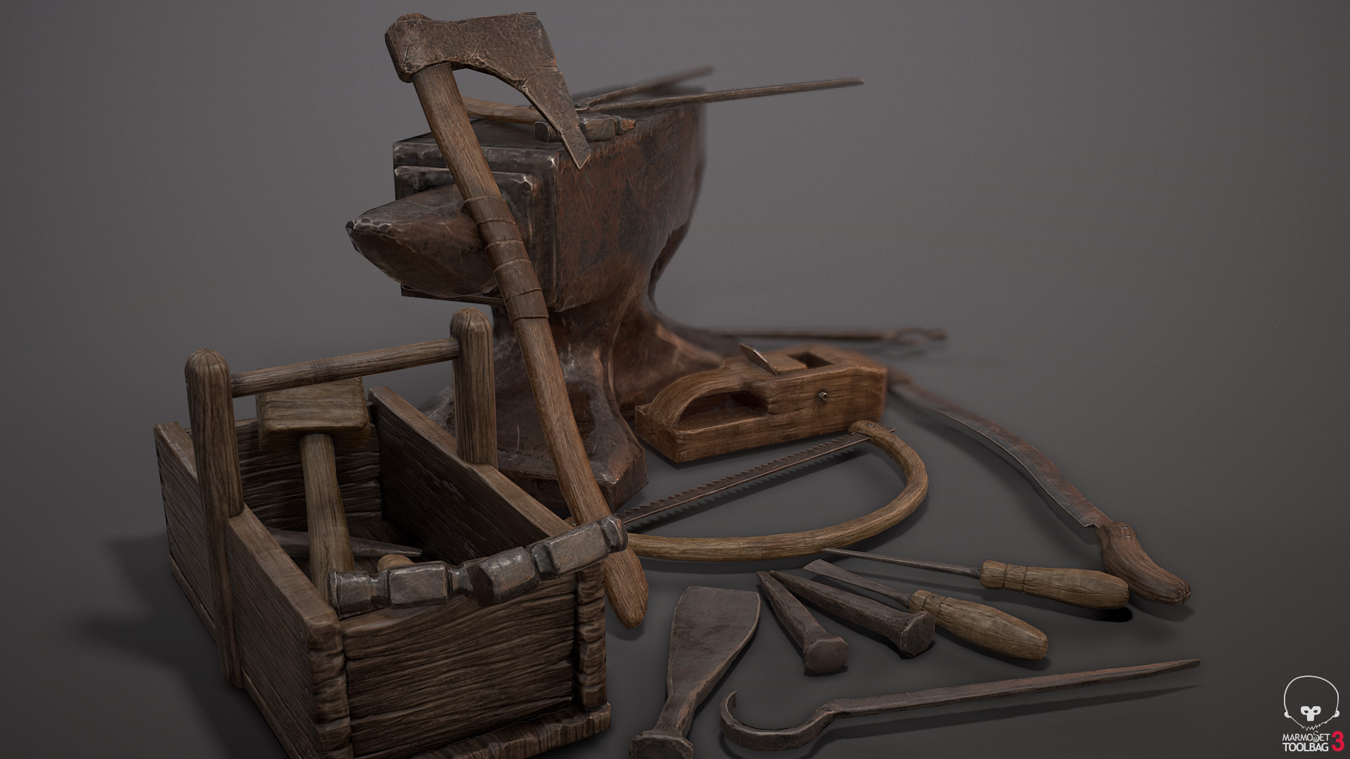 Brock Amundson - Medieval Craftsman Tools Pack (Complete)
