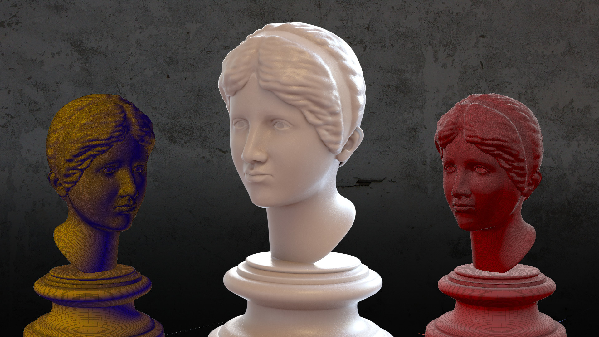 ArtStation - Plaster head