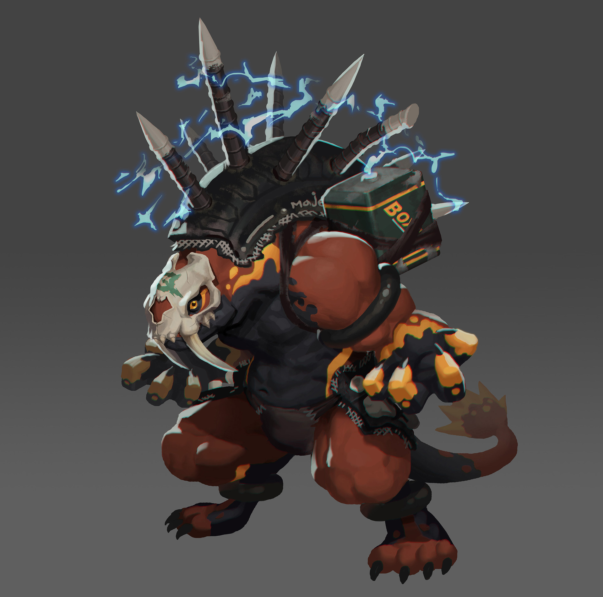 ArtStation - monster "Lizardman"