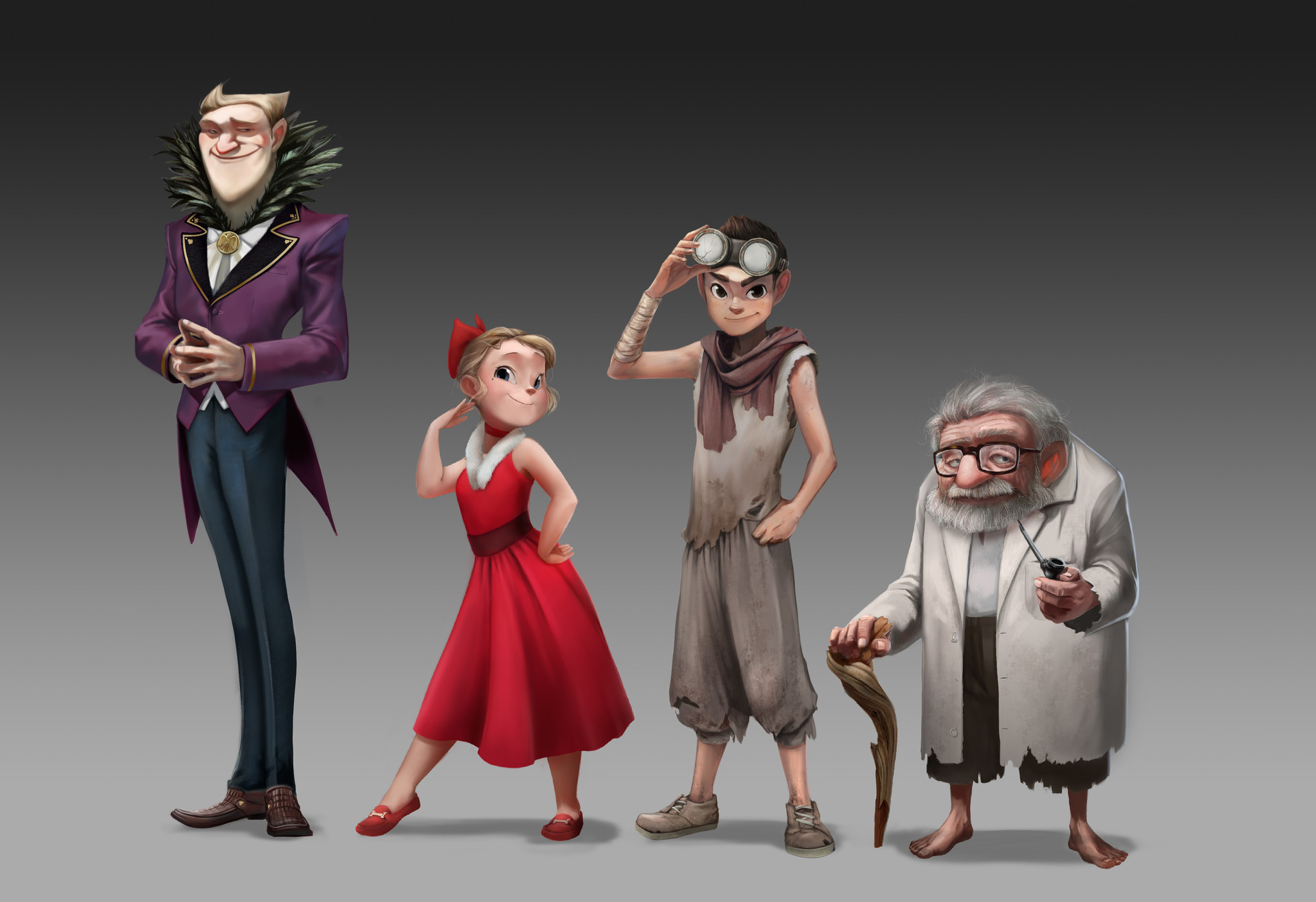 ArtStation - character lineup