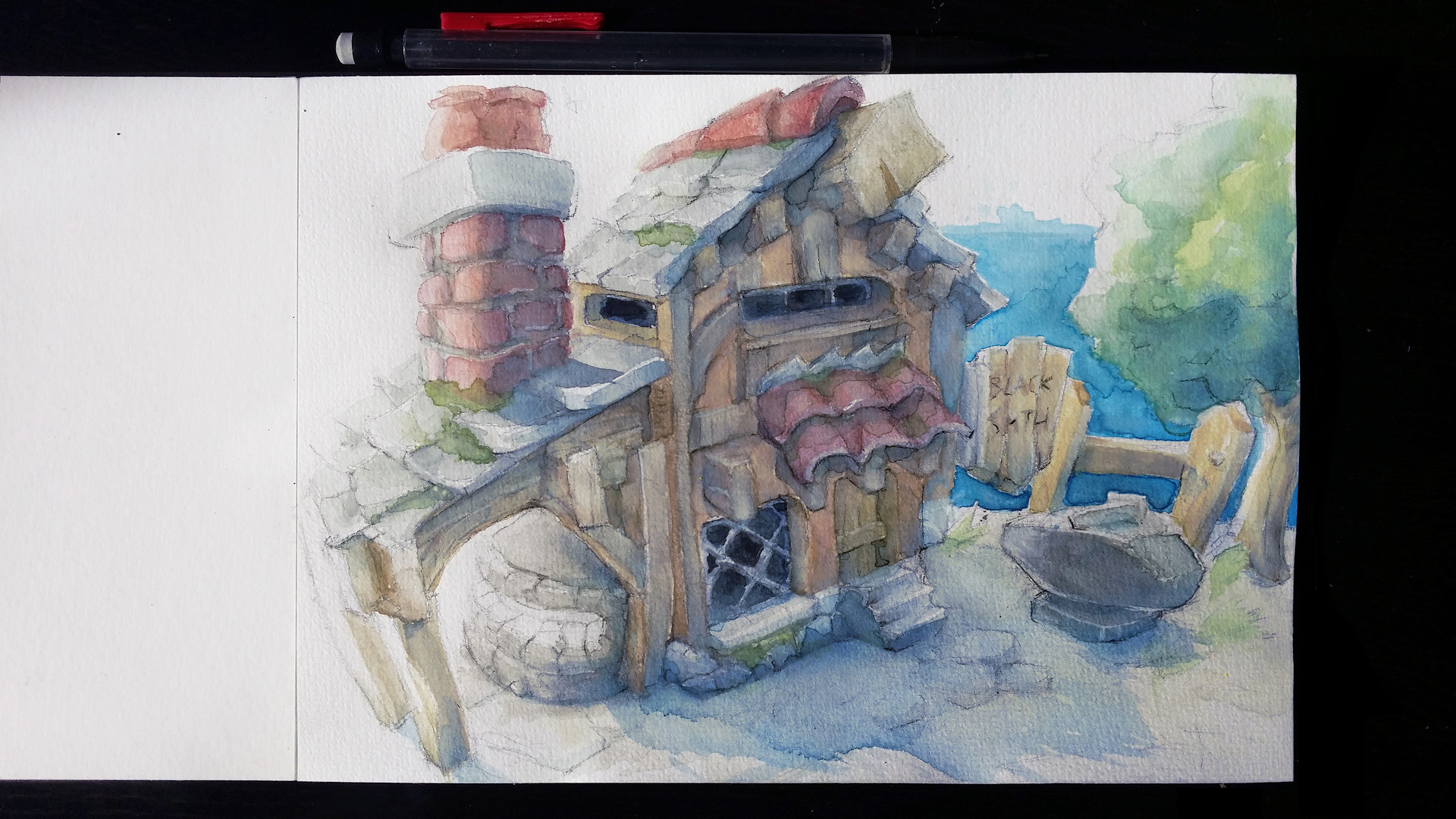 ArtStation - BlackSmith 's house