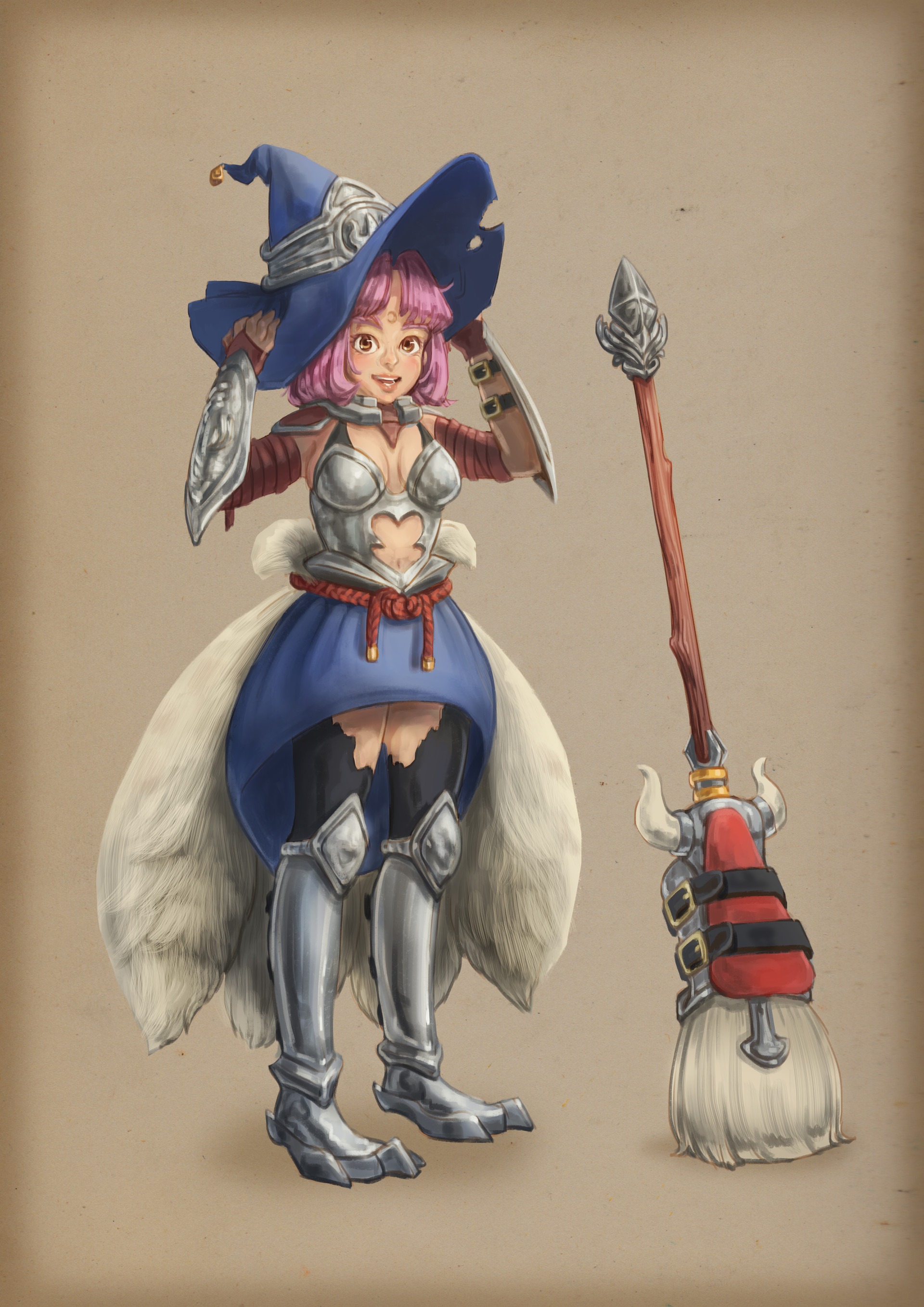 ArtStation - Armoured witch